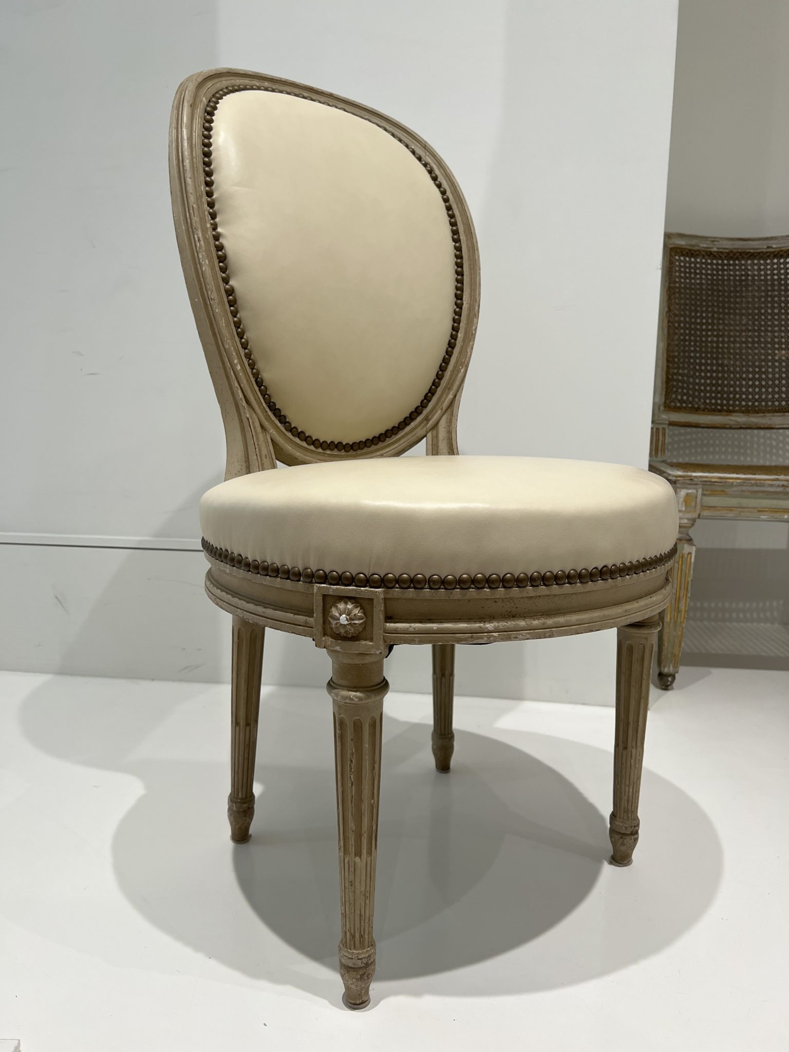 Set of 12 Oval Back Chairs with Leather | Official Tara Shaw