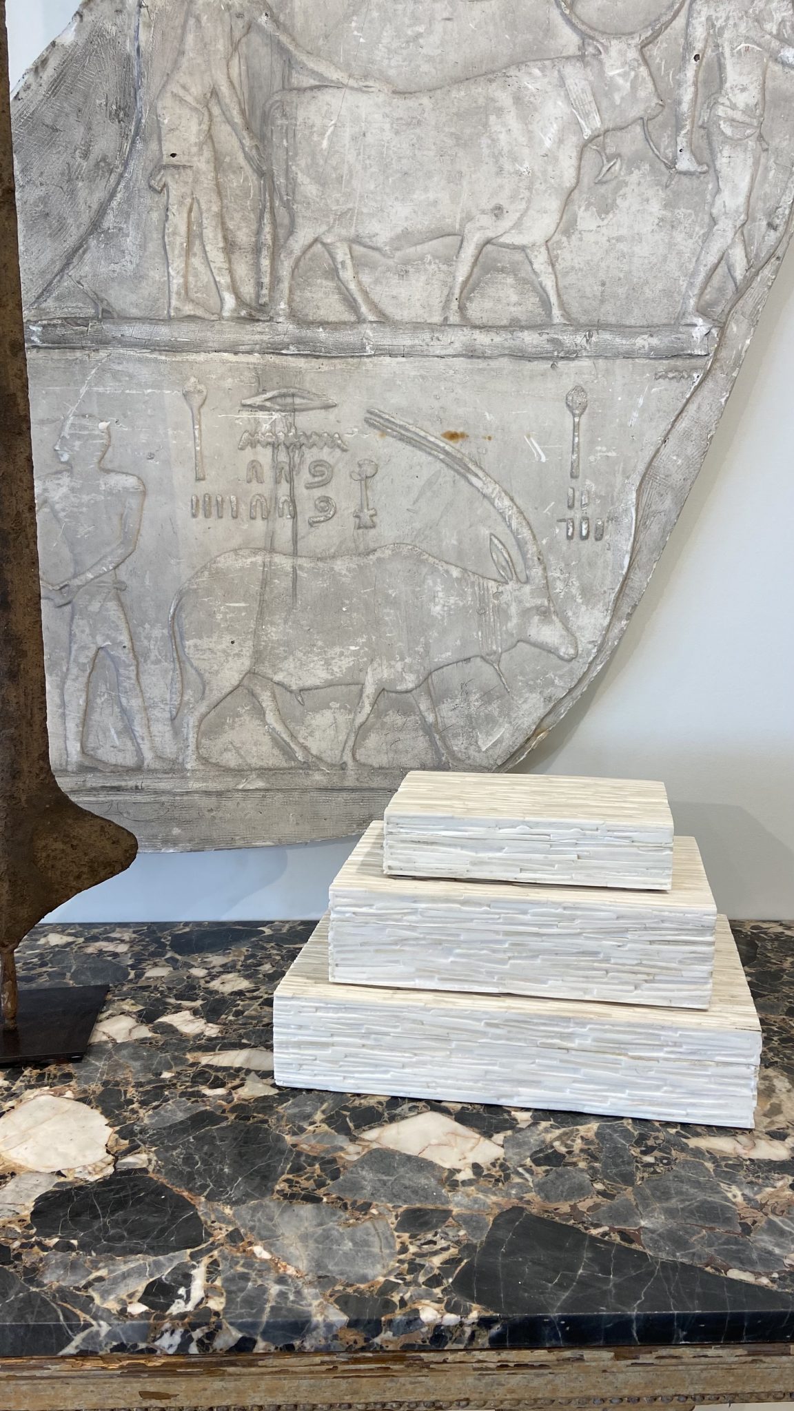 Decorative Chiseled Bone Storage Box | Official Tara Shaw